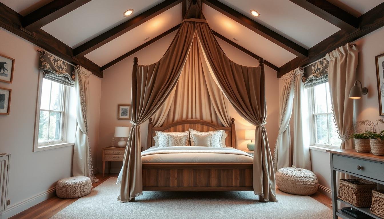 Can you have canopy beds in rooms with low ceilings?