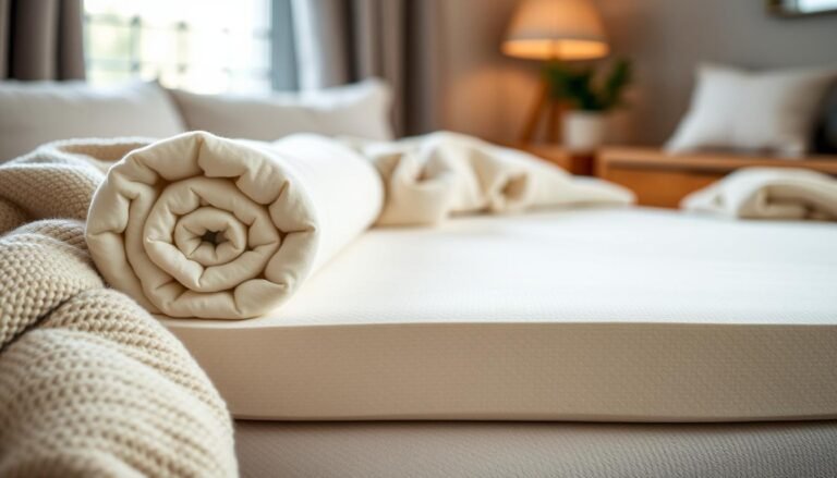 how to roll up memory foam mattress topper