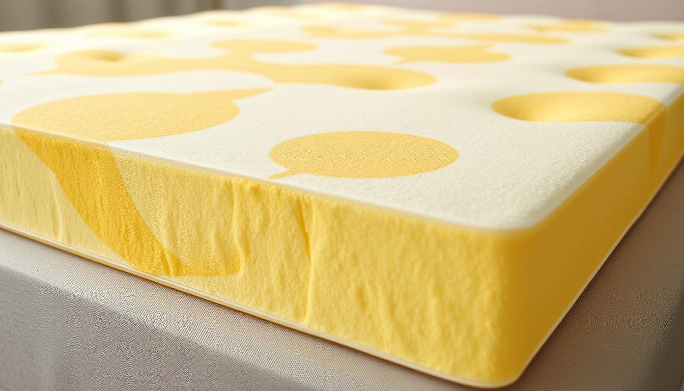 why is memory foam mattress topper turning yellow